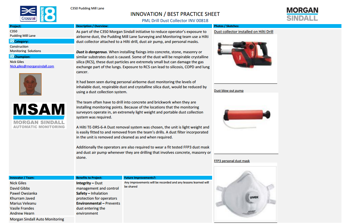 » Dust Protection Devices Best Practice Hub